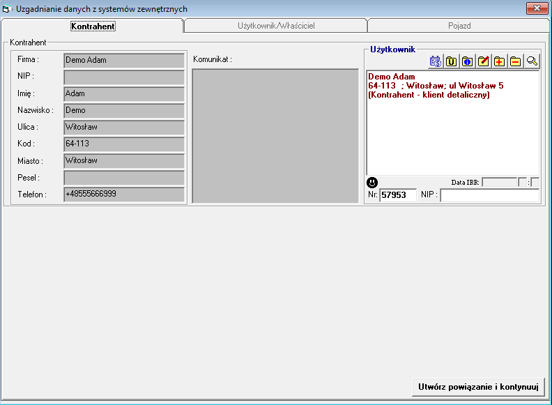 Sprzęg z DMS AutoStacja [Centrum Pomocy SVCloud]
